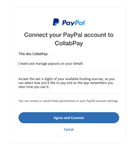 Setting up PayPal | CollabPay Documentation