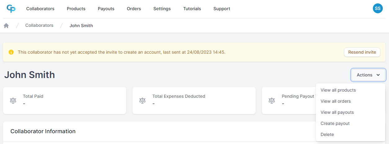 Customize settings | CollabPay Documentation