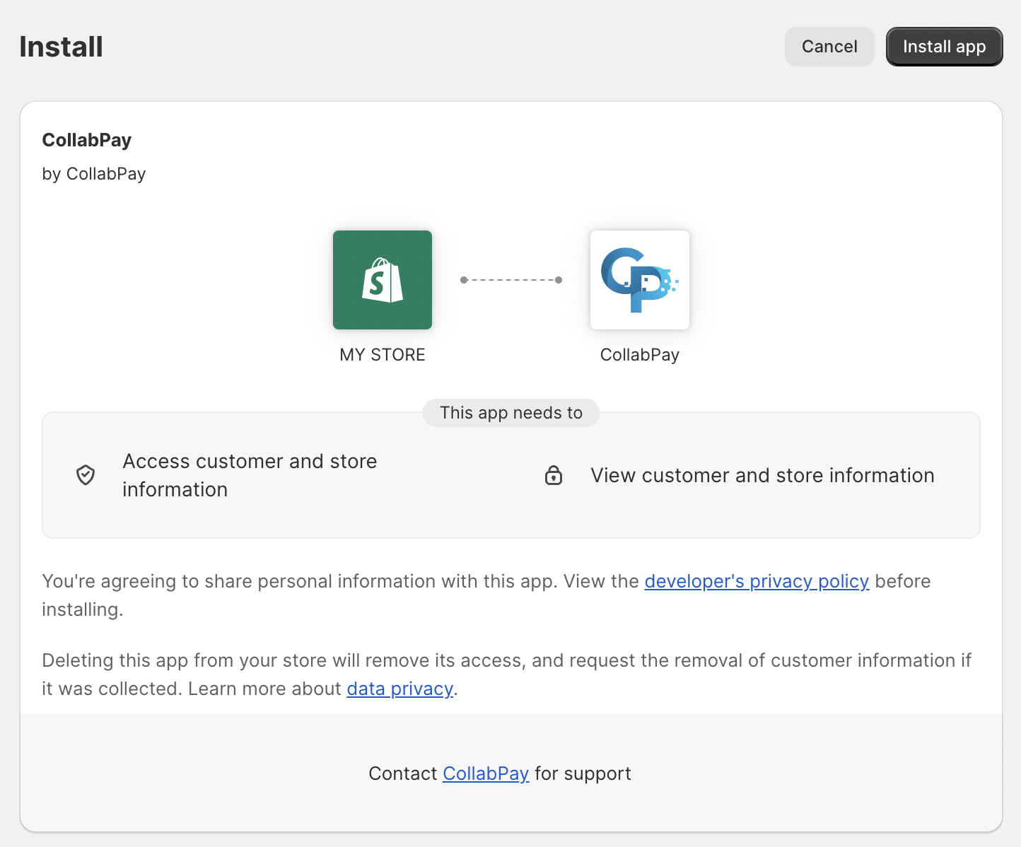 Connect Shopify to CollabPay | CollabPay Documentation