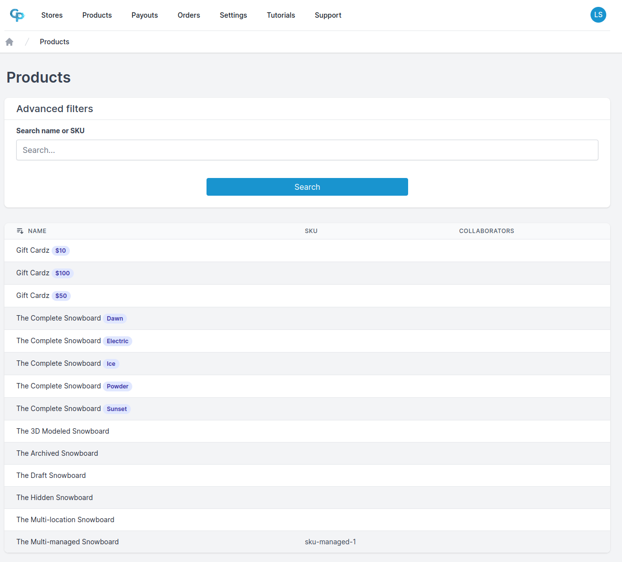 Products | CollabPay Documentation
