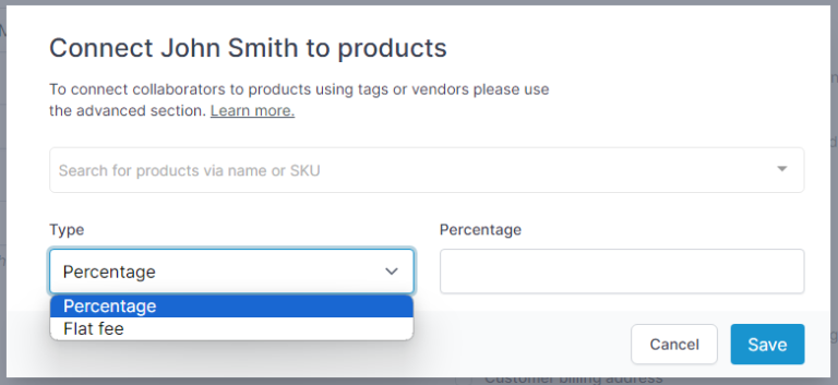 Payout type | CollabPay Documentation